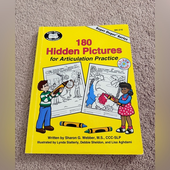 Other | 18 Hidden Pictures For Articulation Practice Book | Poshmark